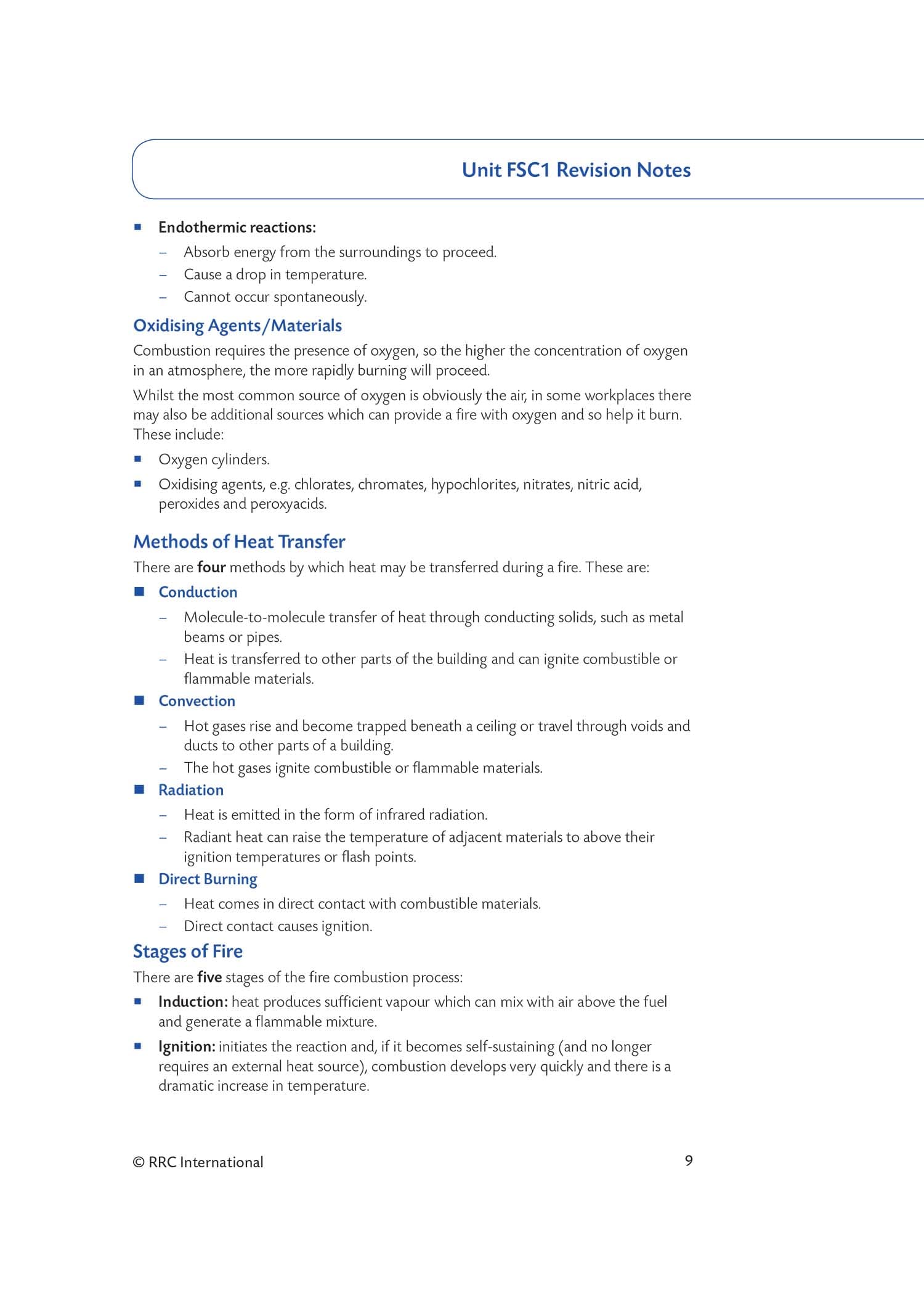 NEBOSH Certificate in Fire Safety