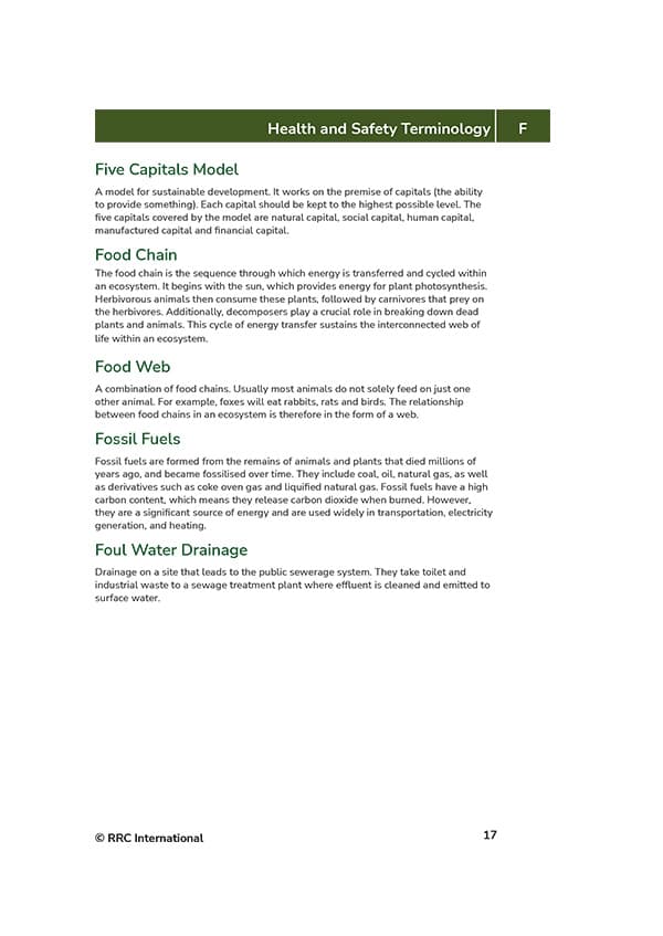 NEBOSH Environmental Management Certificate