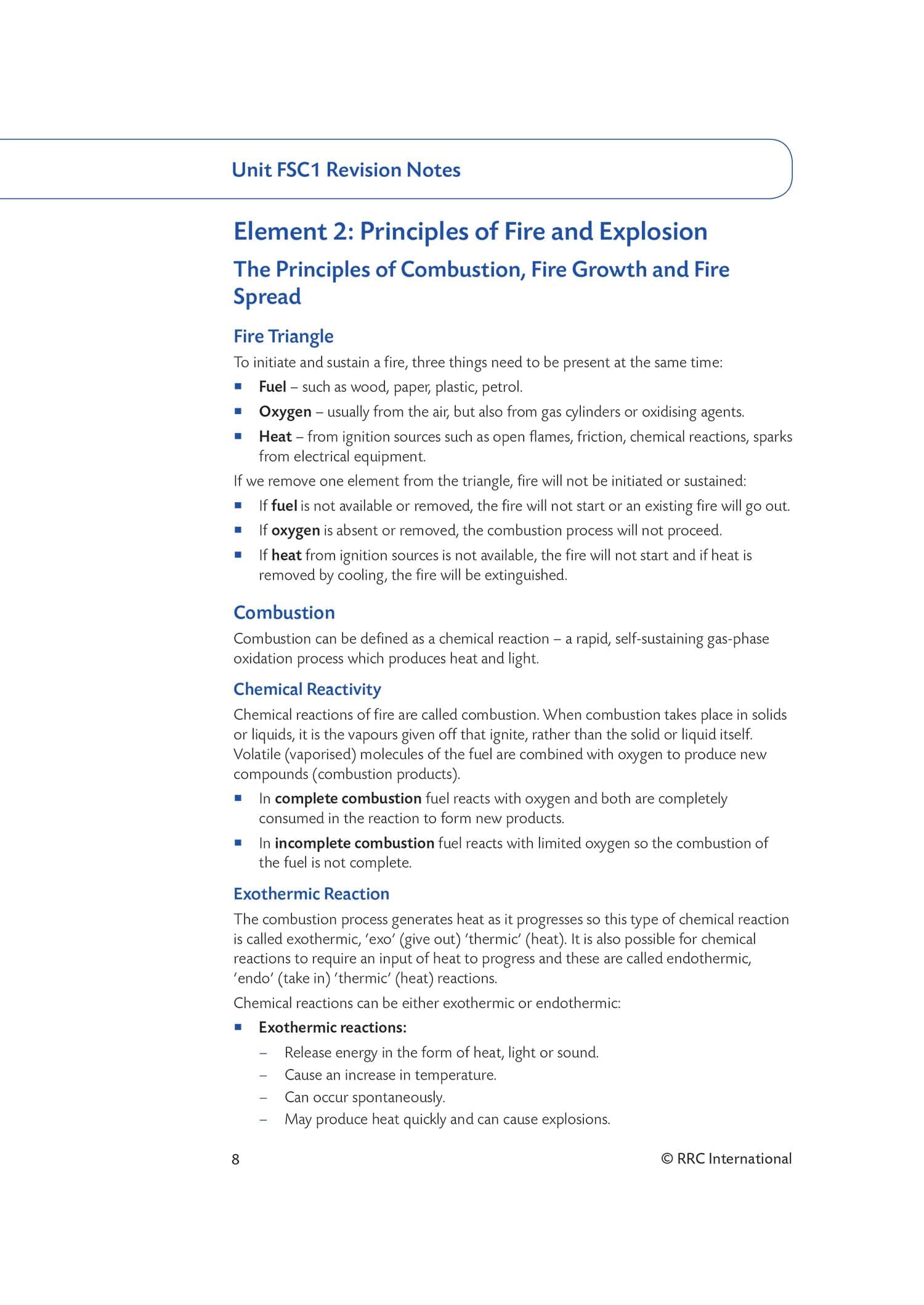 NEBOSH Certificate in Fire Safety