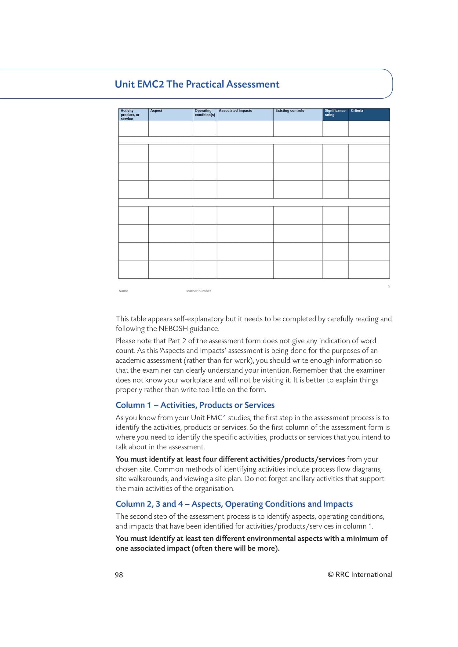 NEBOSH Environmental Management Certificate