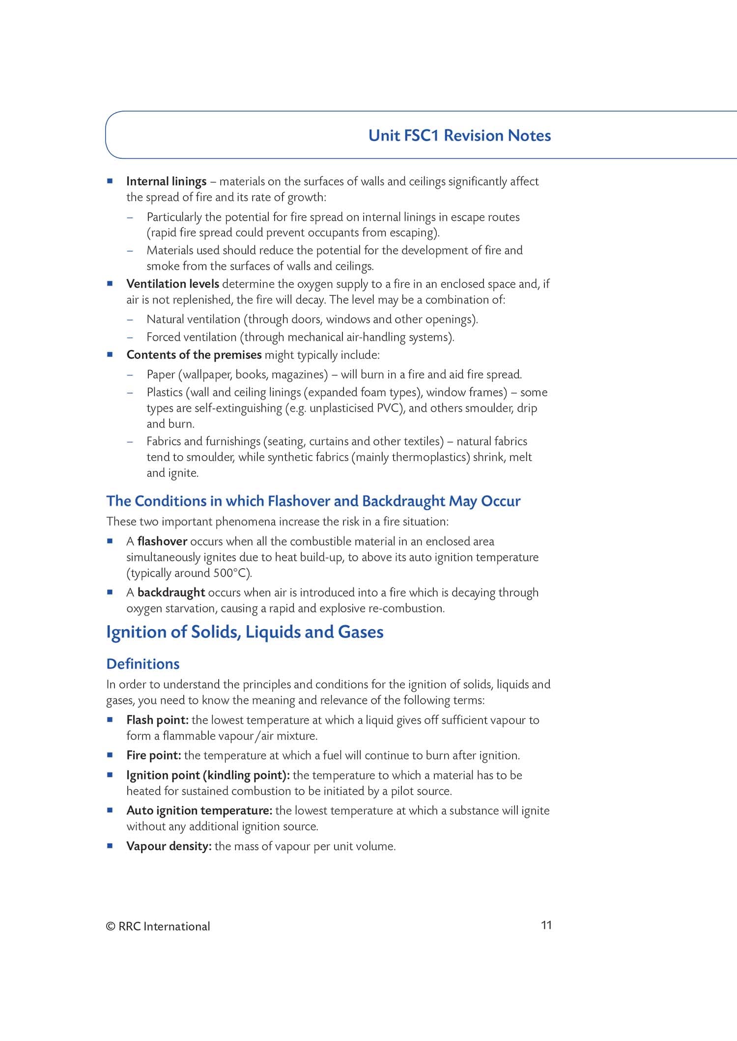 NEBOSH Certificate in Fire Safety