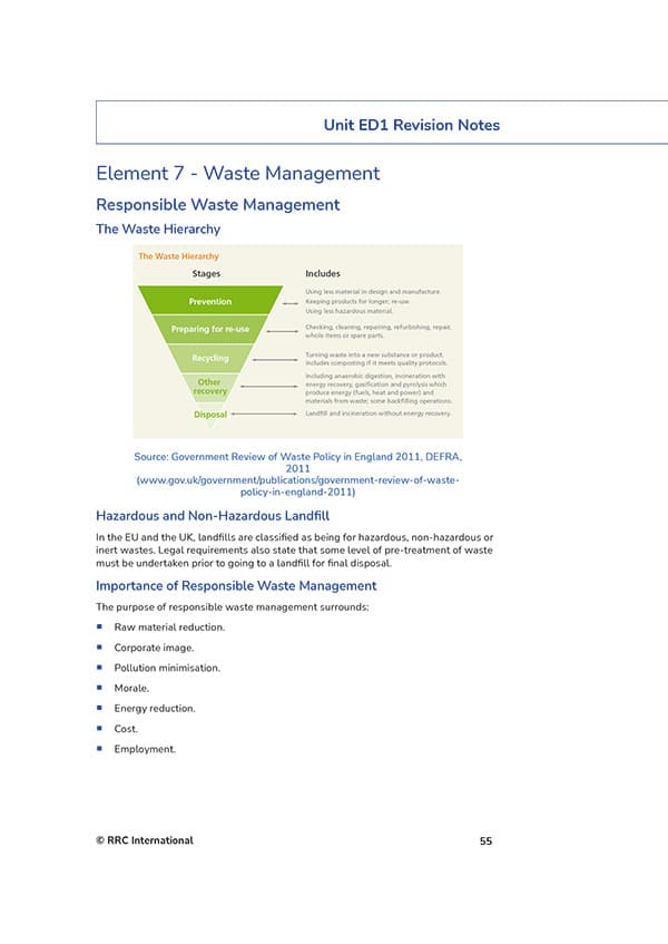 NEBOSH National Environmental Diploma